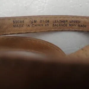Clarks | Shoes | Clarks Ladies Size 75 Tan Leather Upper Heeled Slip On ...